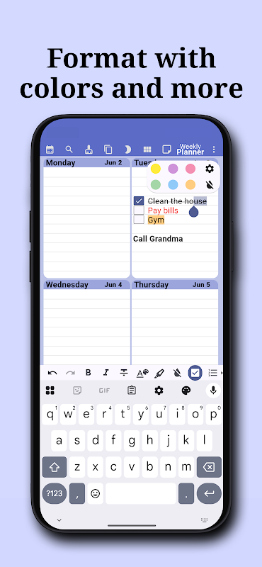 Weekly Planner APK Download for Android - Latest Version