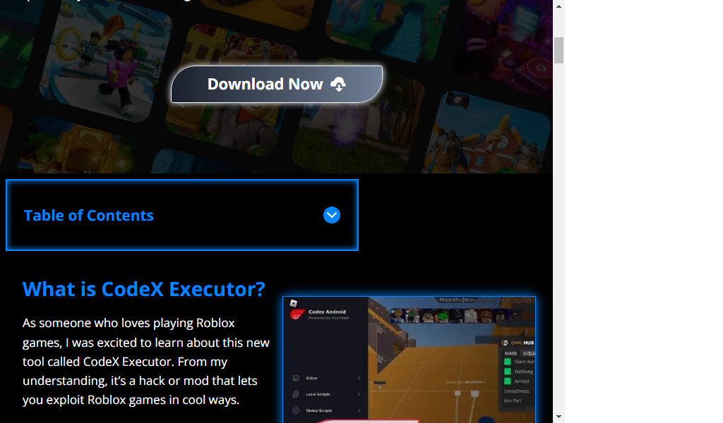 Codex Executor 安卓APK下载 - 最新版本