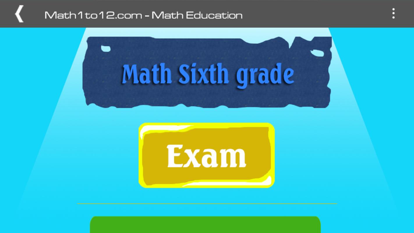Sixth Grade Math APK Download Free Education APP For Android 