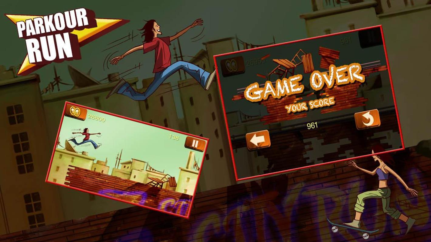 Parkour Run: Freestyle Running APK Download - Free Role Playing GAME ...