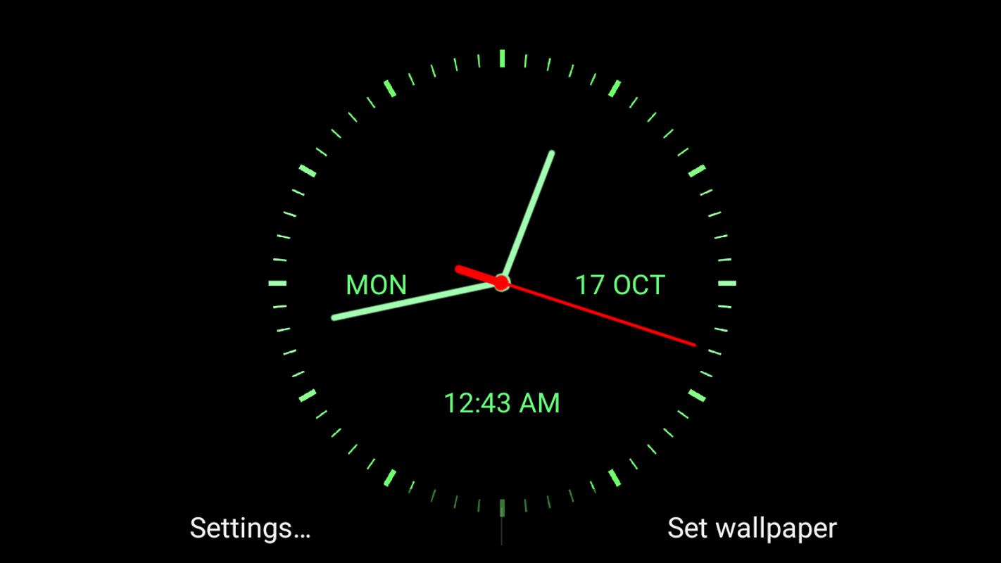 Analog Clock Live Wallpaper APK Download - Free Personalization APP for ... Analog Clock Live Wallpaper APK Download - Free Personalization APP for ...