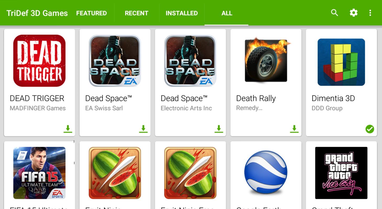 Tridef 3d android - zillavica