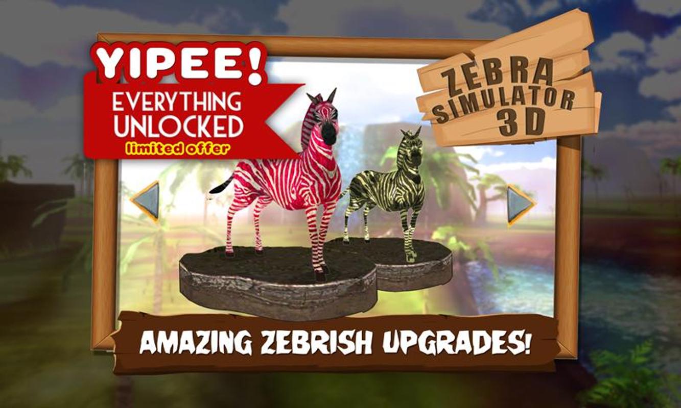Zebra Simulator 3D Wildlife APK Baixar - Grátis Simulação Jogo para ...