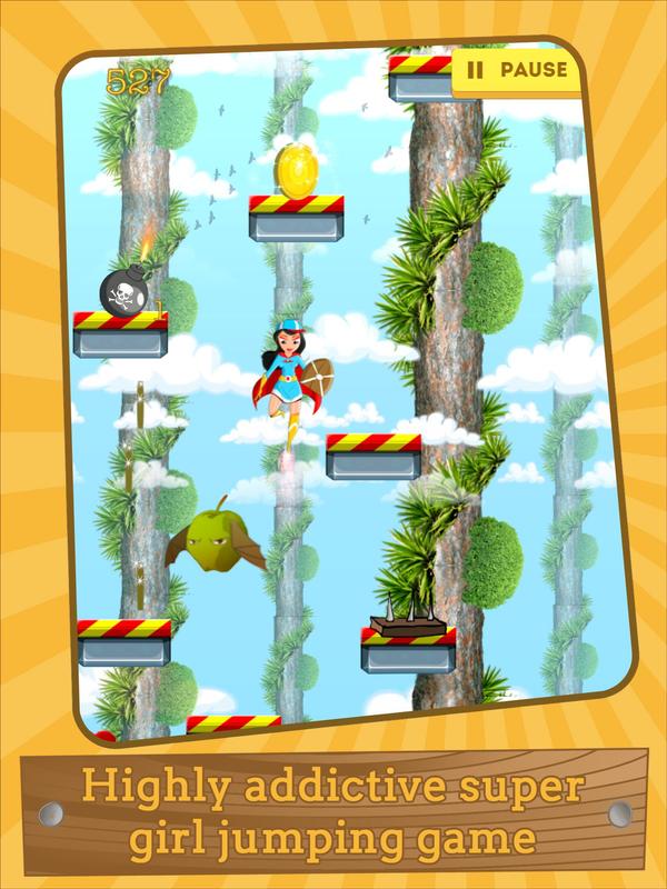 Super Girl Mega Jump APK Download - Free Adventure GAME for Android ...