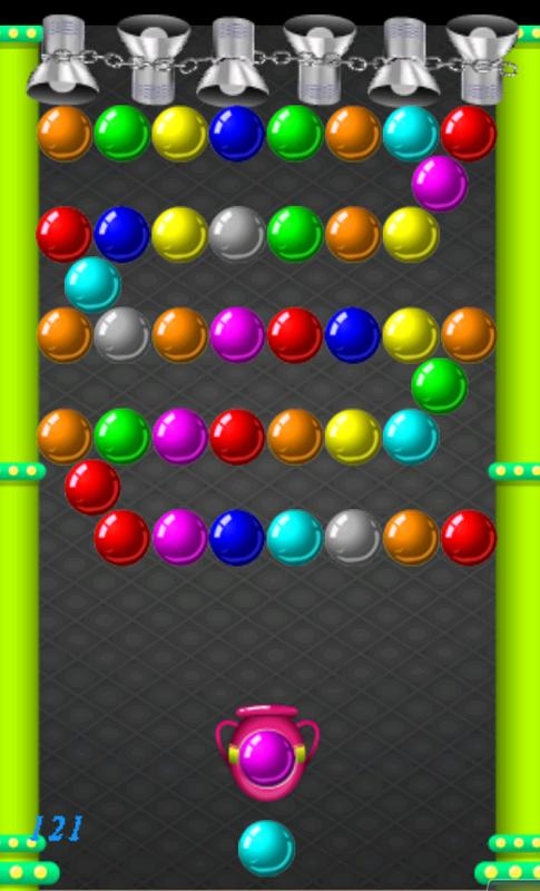 Classic bubble shooter arcade game - gaseology