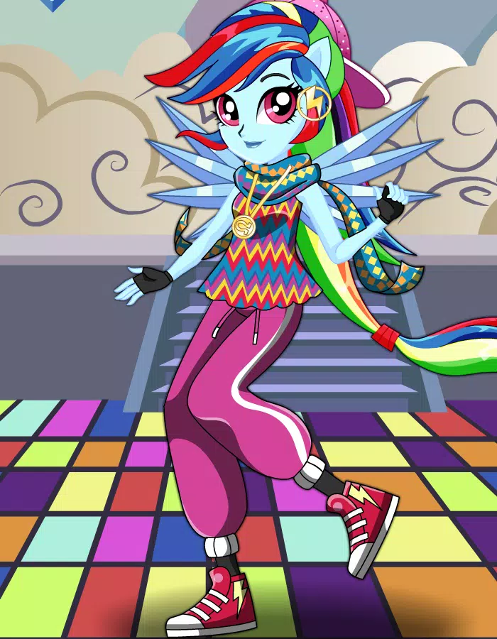 Rainbow Dash Ponytail