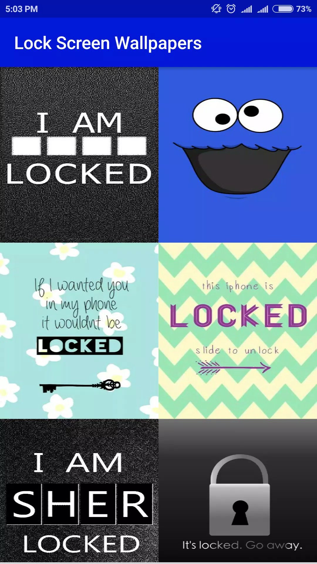 I Am Locked Lock Screen