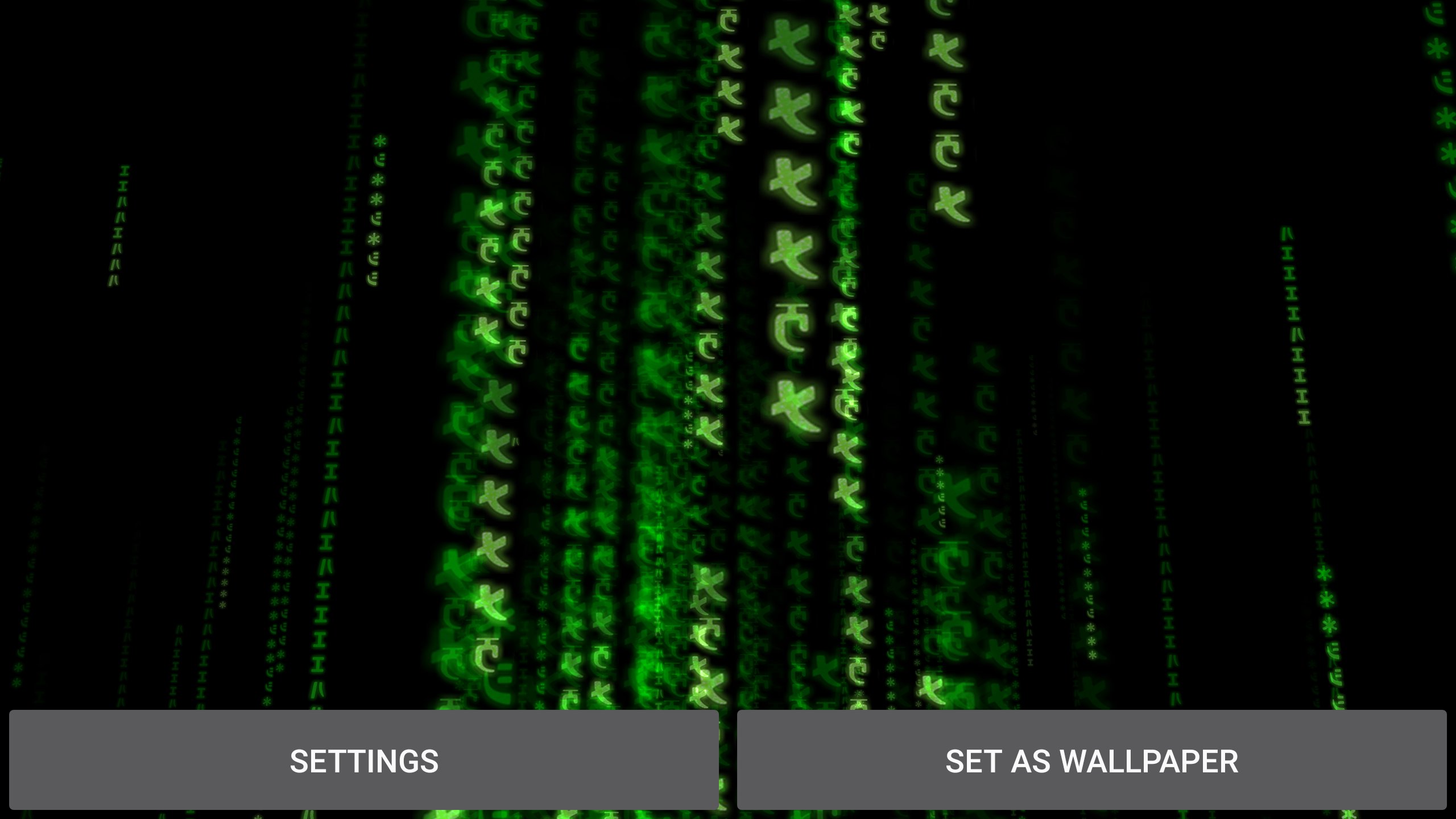 3D Matrix Rain Live Wallpaper for Android - APK Download