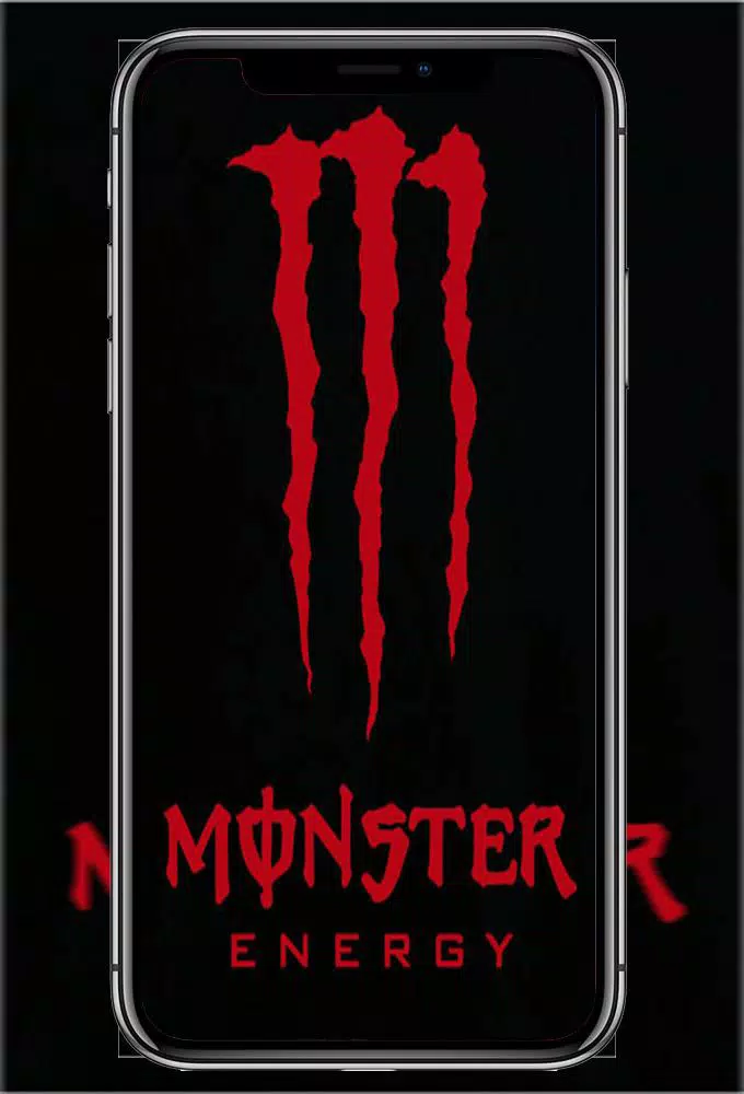 Red Monster Logo Wallpaper