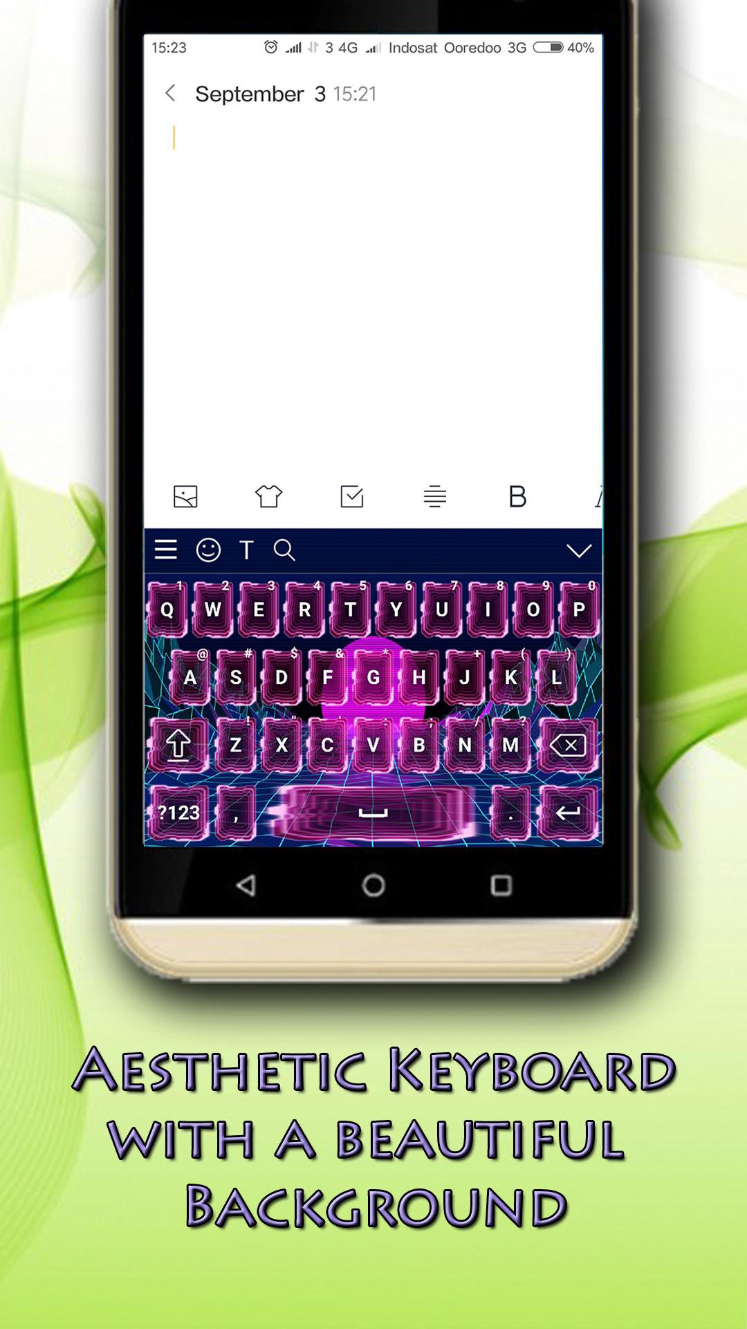 Keyboard Themes Aesthetic+Pict And Funny emoticons APK for Android Download