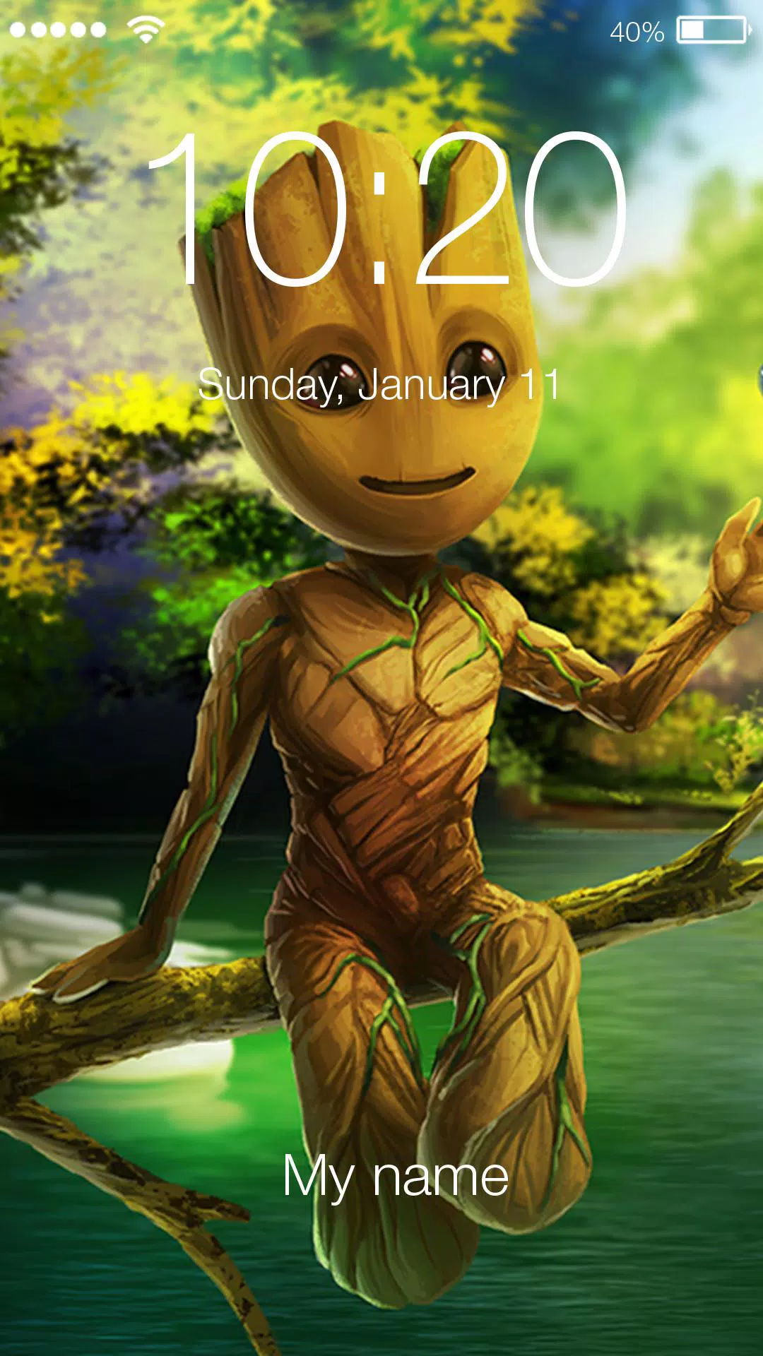 Dancing Groot Wallpaper