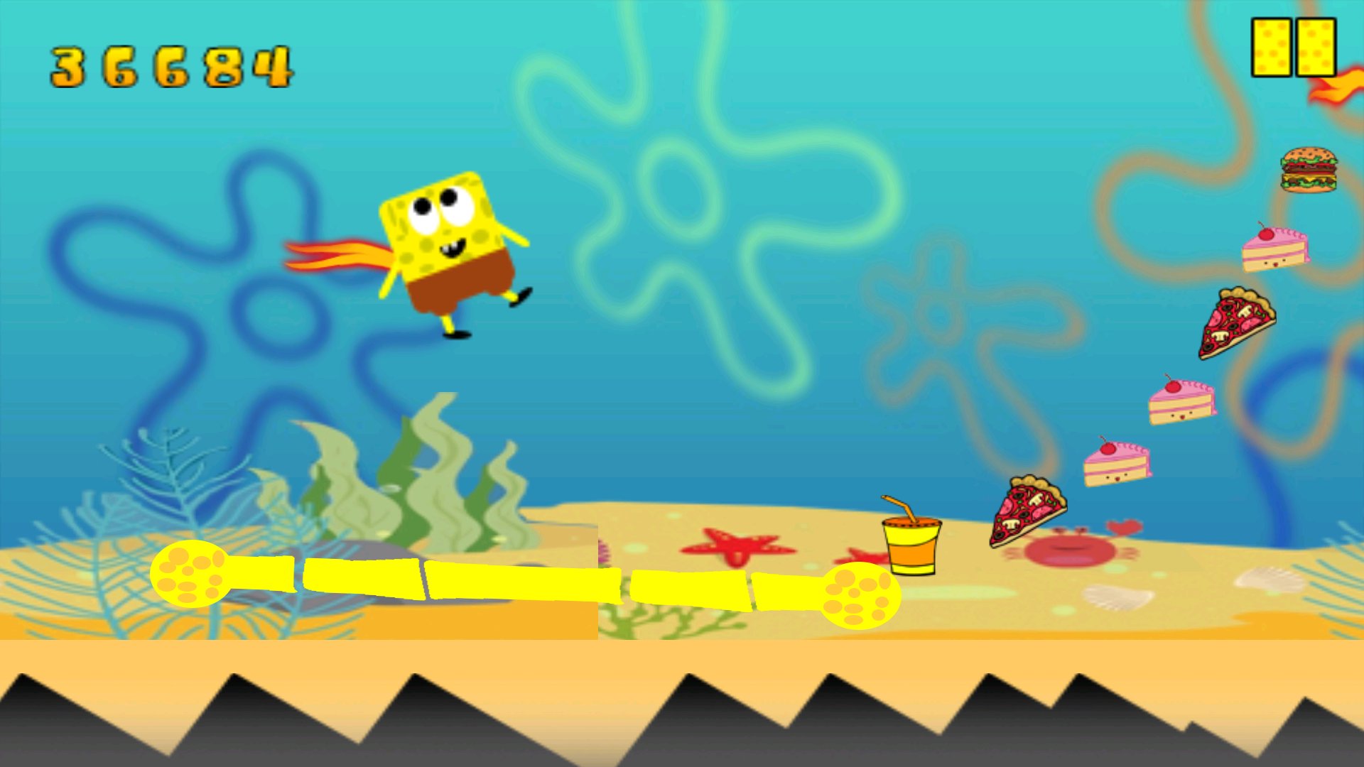 Flying SpongeBob APK للاندرويد تنزيل