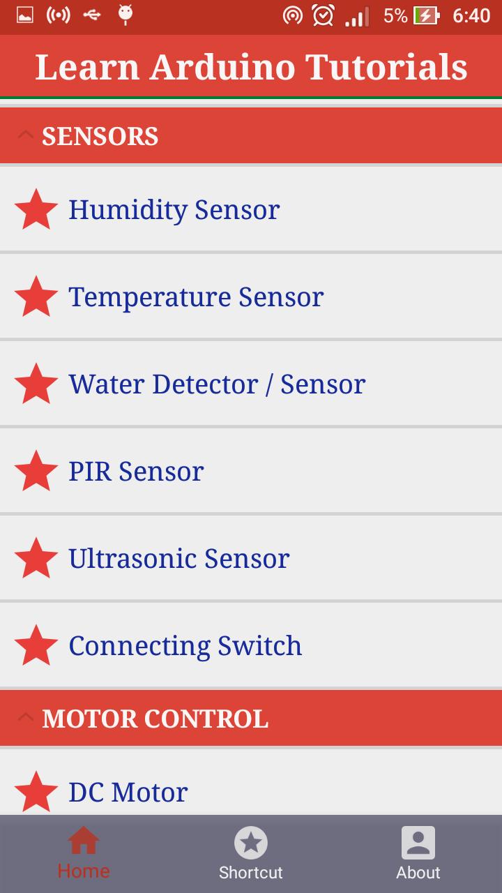 Learn Arduino Guide Tutorials Reference Apk للاندرويد تنزيل