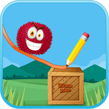 Brain Games : Draw line on Red Ball Physics Puzzle APK Download for ...