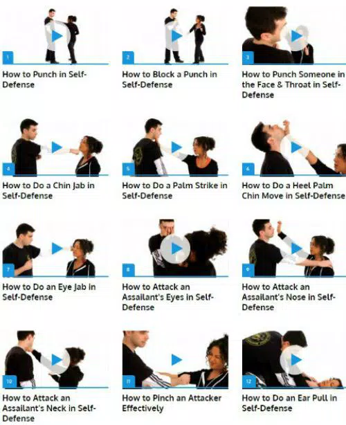 Self Defense Moves Step By Step