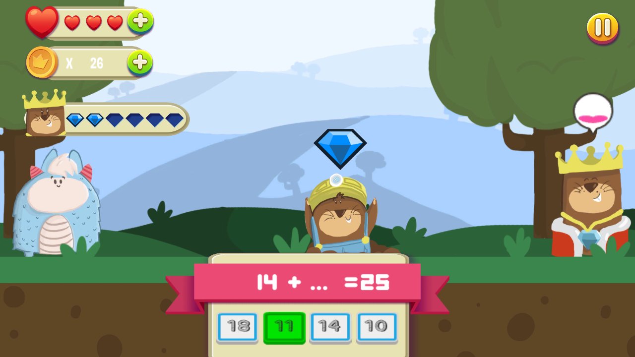 Monsters Math Game for Kids APK für Android herunterladen