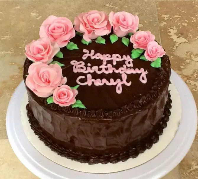 Happy Birthday Cheryl Cake