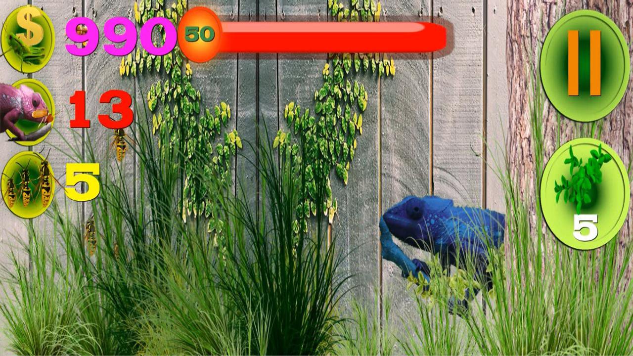 Chameleon kill insects Game APK do pobrania na Androida