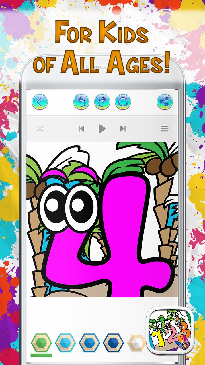 123 Coloring Games for Kids APK für Android herunterladen