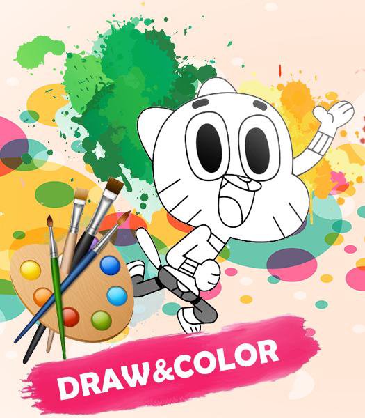 Coloring Gumball Game APK للاندرويد تنزيل