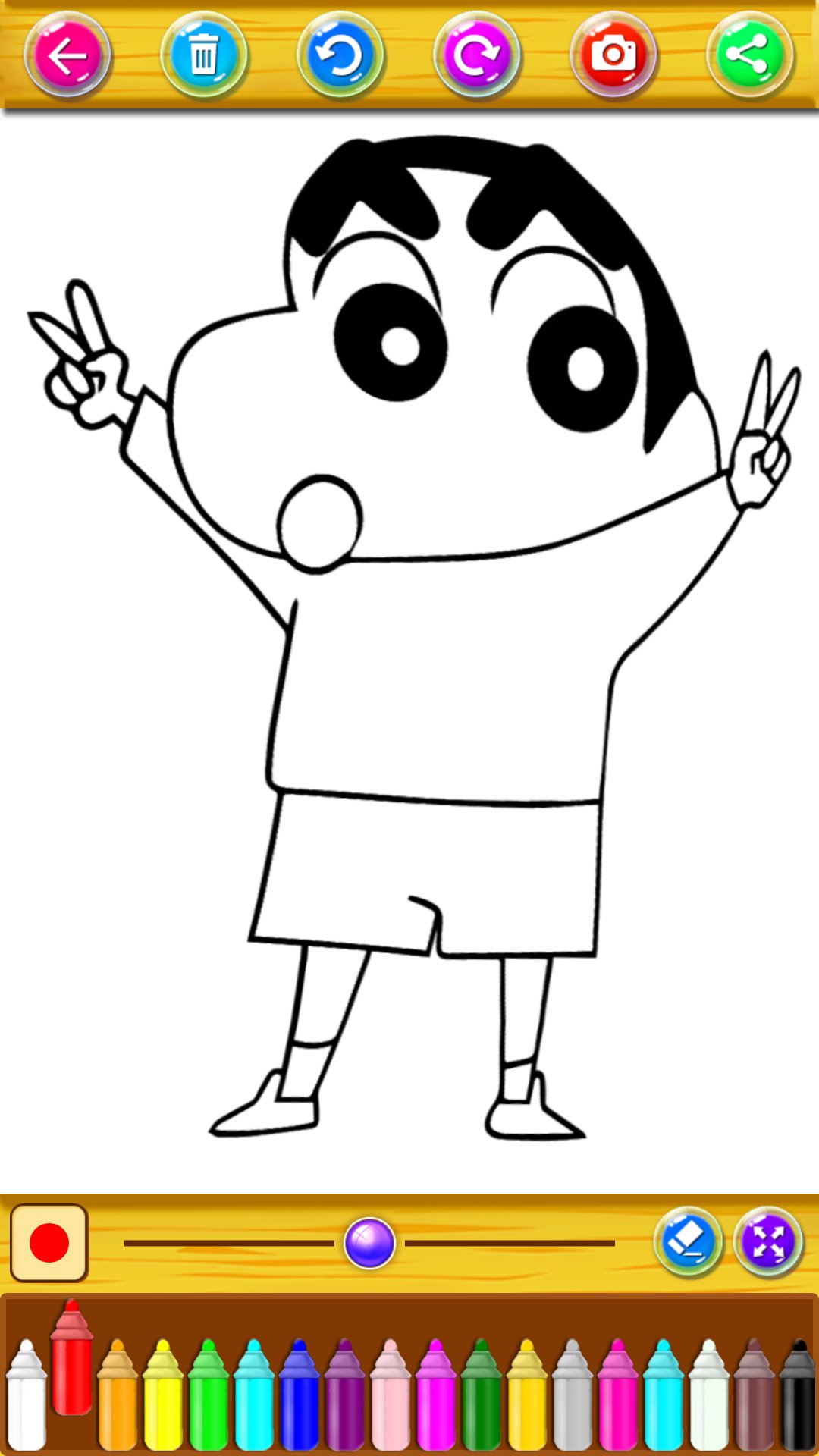 Coloring pages chin chan APK for Android Download