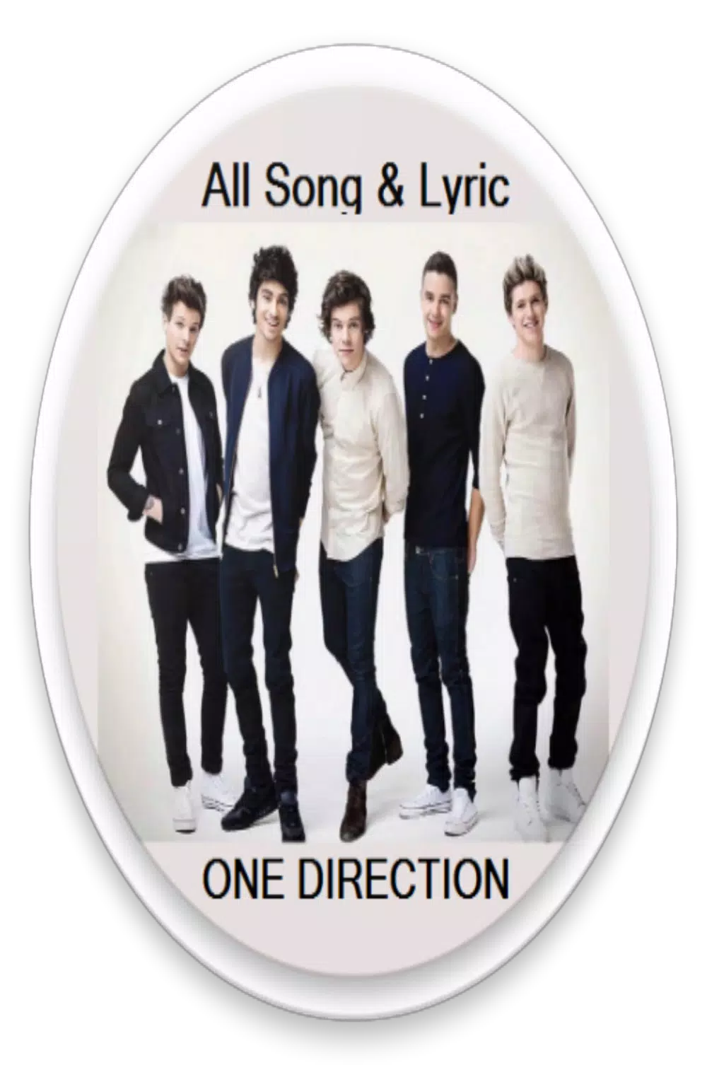 One Direction Lyrics Transparent
