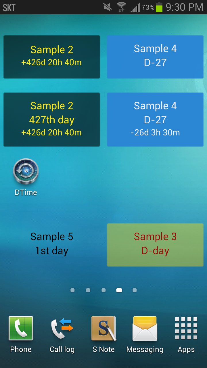 DTime (d-day management) APK für Android herunterladen