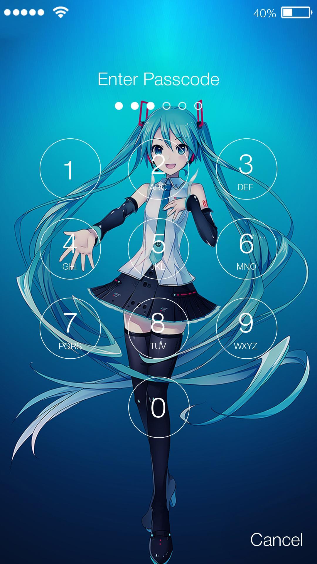 Android용 Anime Girls Hatsune Miku Wallpaper Screen Lock Apk 다운로드