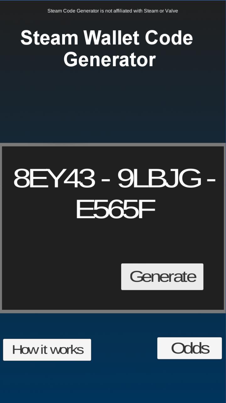 Steam Code Wallet Generator steam-code-wallet-generator