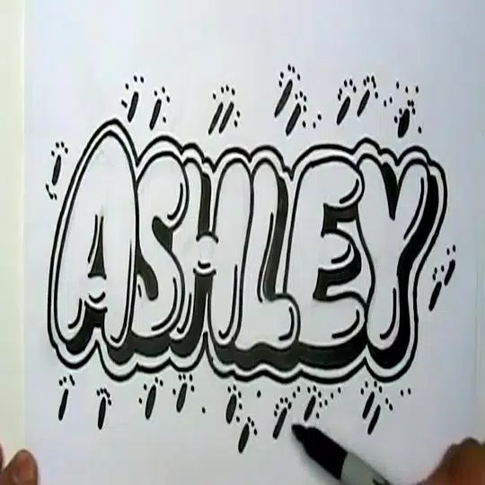 Ashley In Graffiti Letters