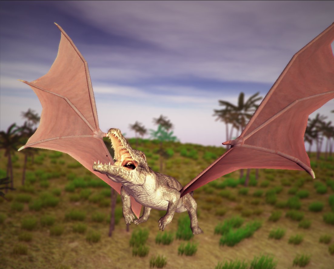 Descarga de APK de Flying Crocodile 3D Sim Chase para Android