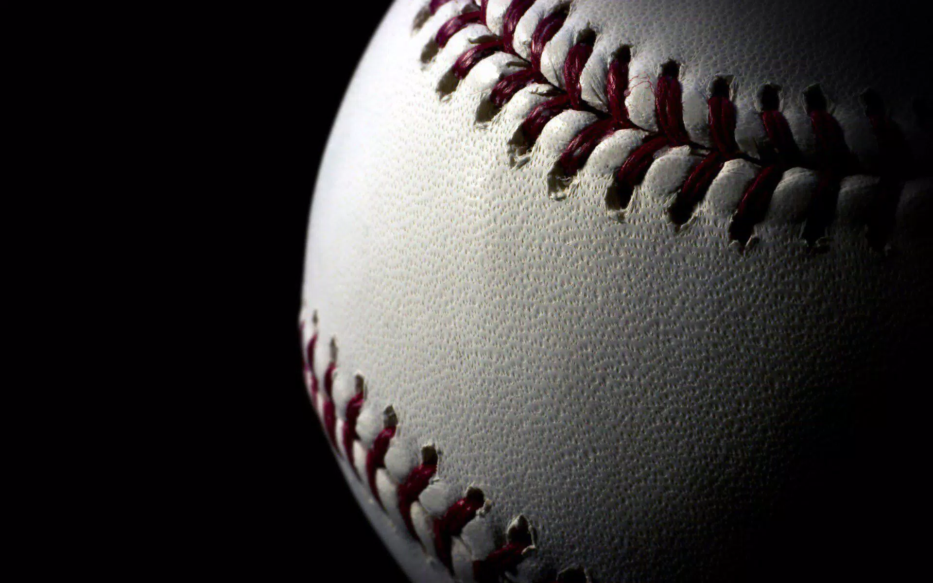 Baseball Black Background