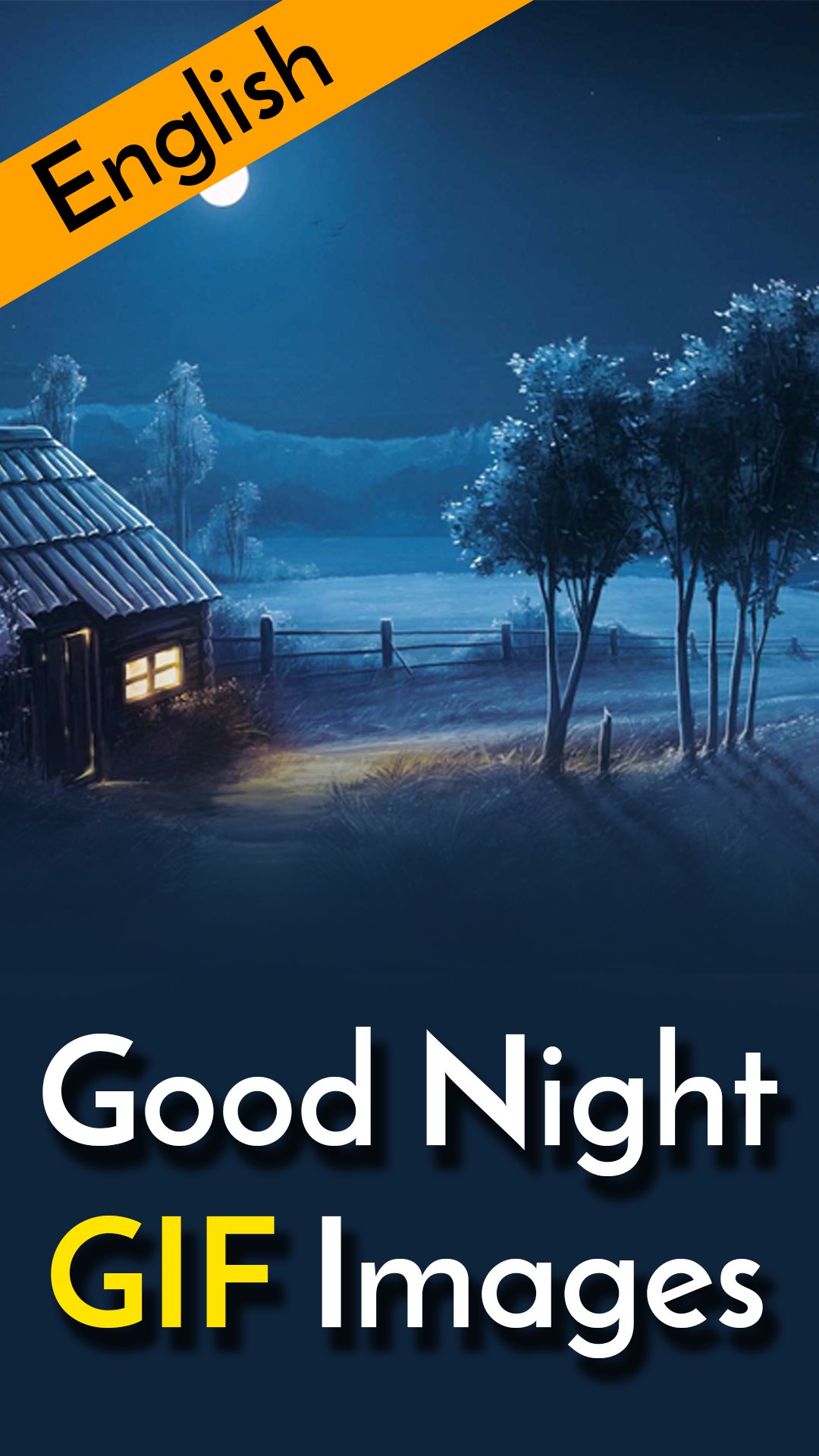 Tải xuống APK Good night gif images in English cho Android