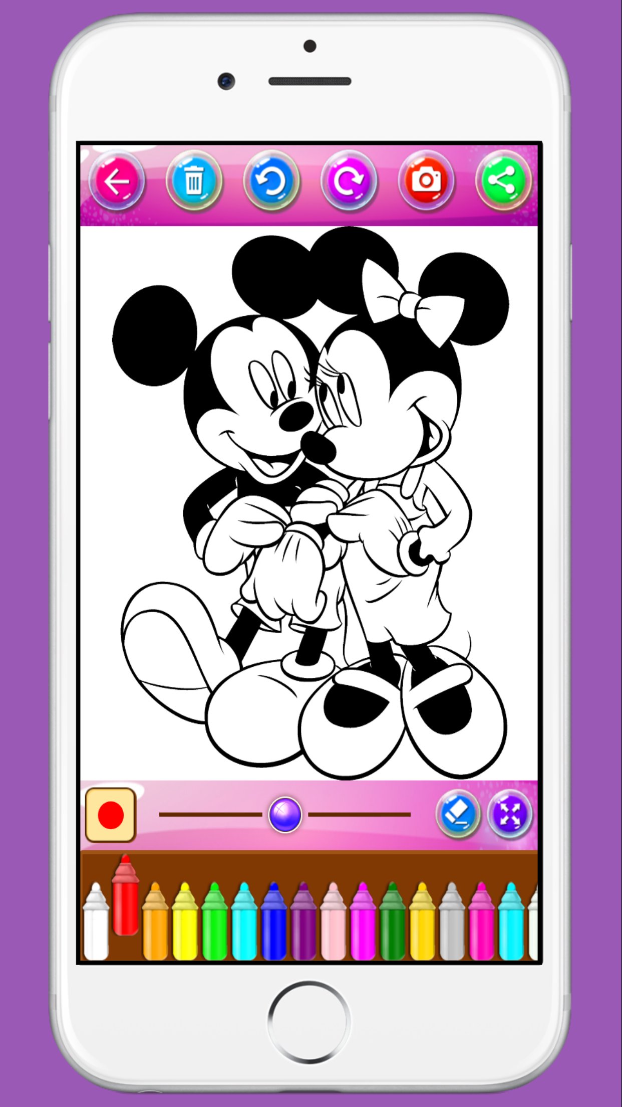 Descargar Mickey and Minnie Mouse Coloring Game For Children APK Última ...