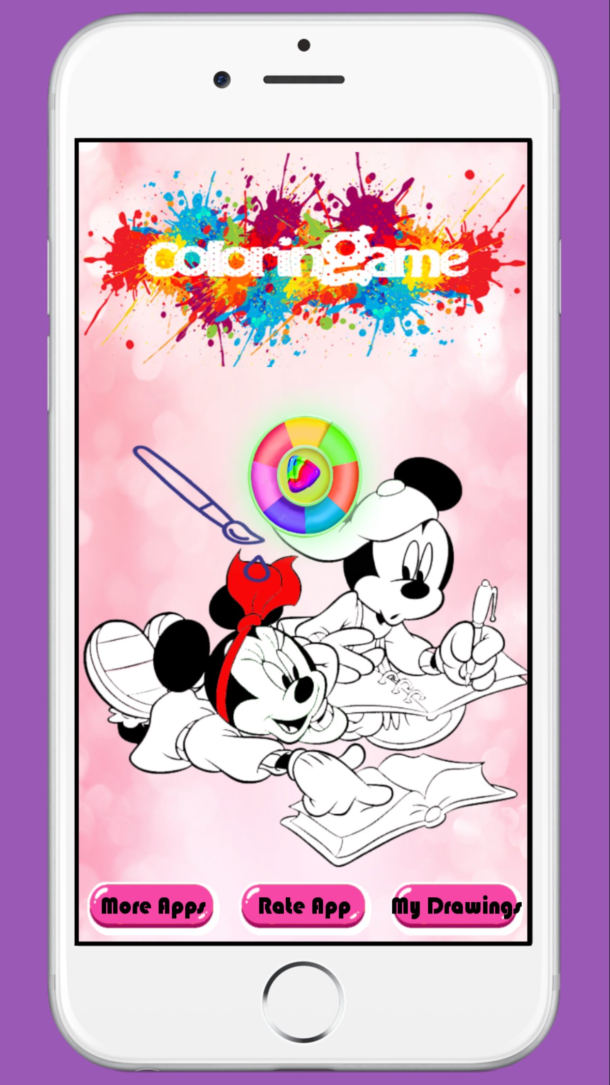 Descargar Mickey and Minnie Mouse Coloring Game For Children APK Última ...