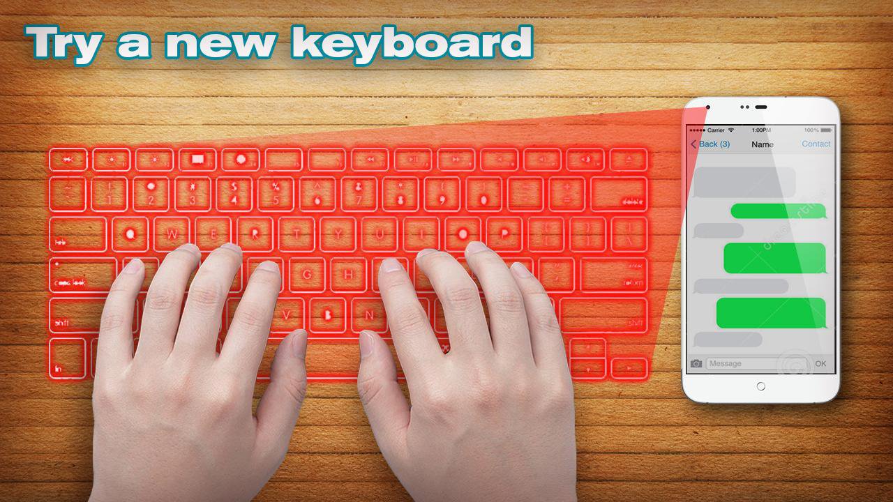 Hologram keyboard simulator APK for Android Download