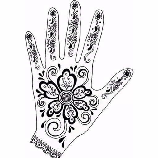 Easy Mehndi Designs Drawings