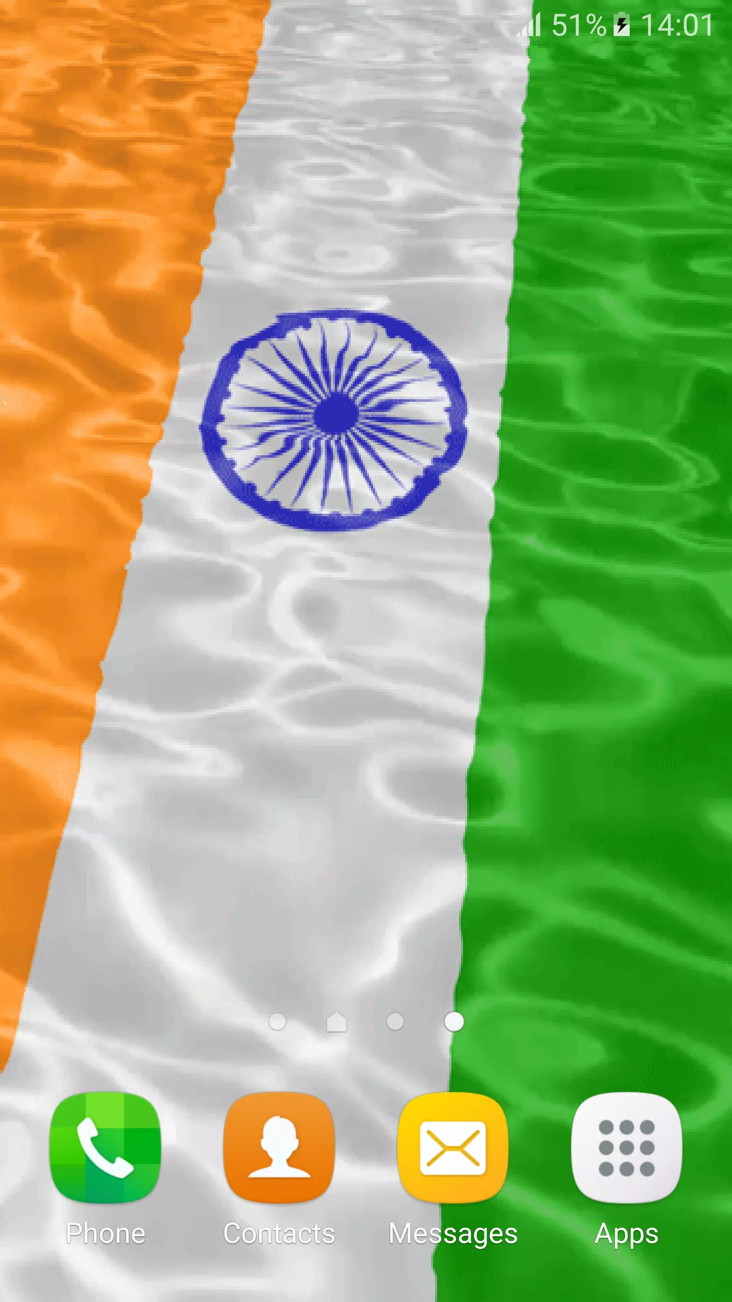 Indian Flag Animated Wallpaper