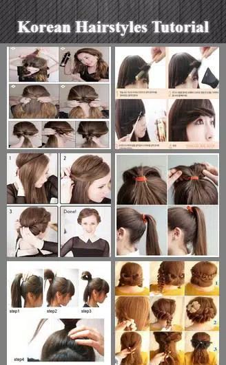 Simple Korean Hairstyle Tutorial