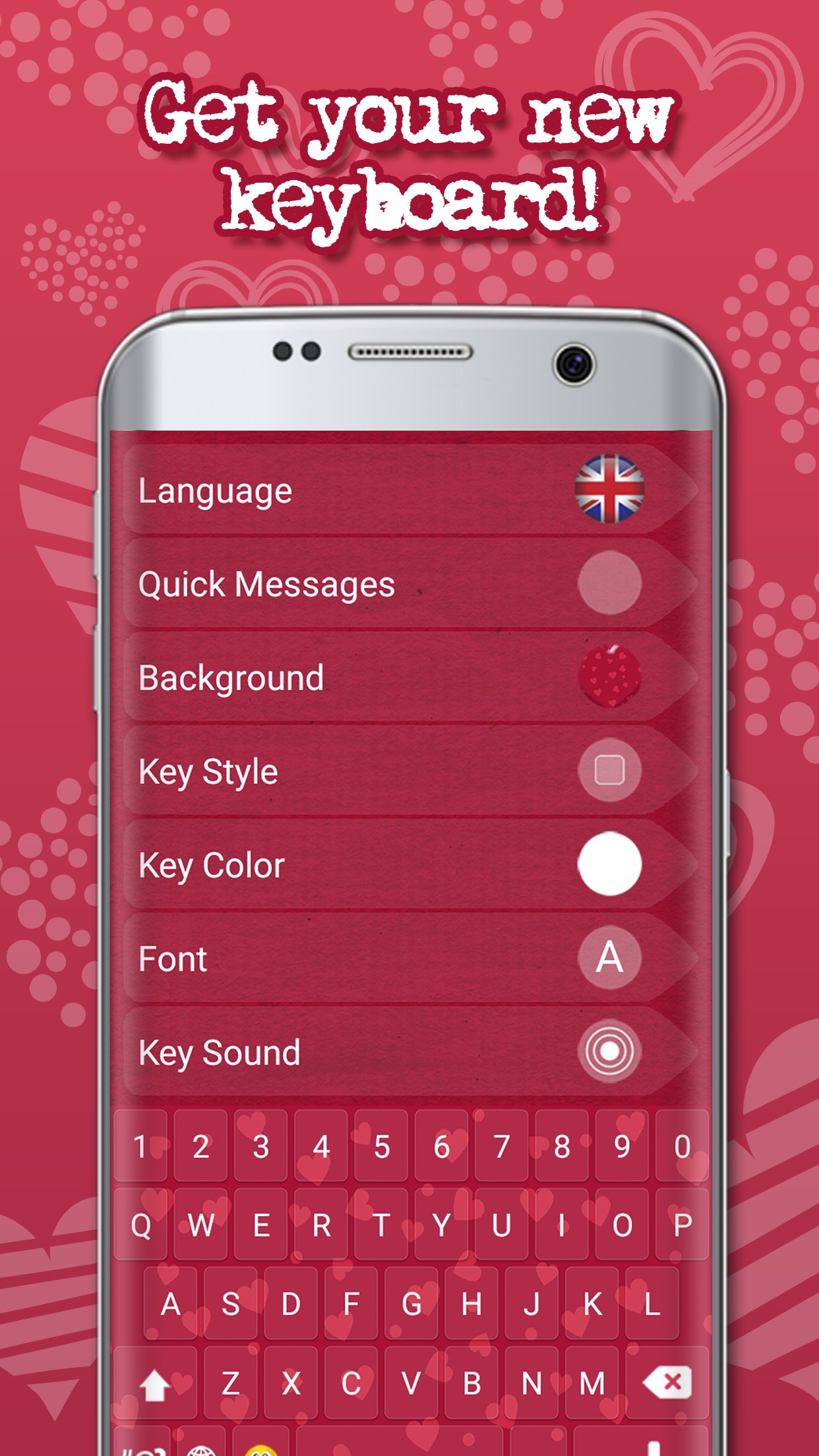Love Keyboard With Emoji - Heart Wallpapers APK for Android Download