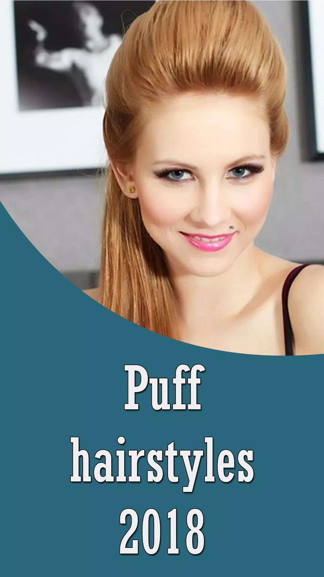 Simple Puff Hairstyles For Girls