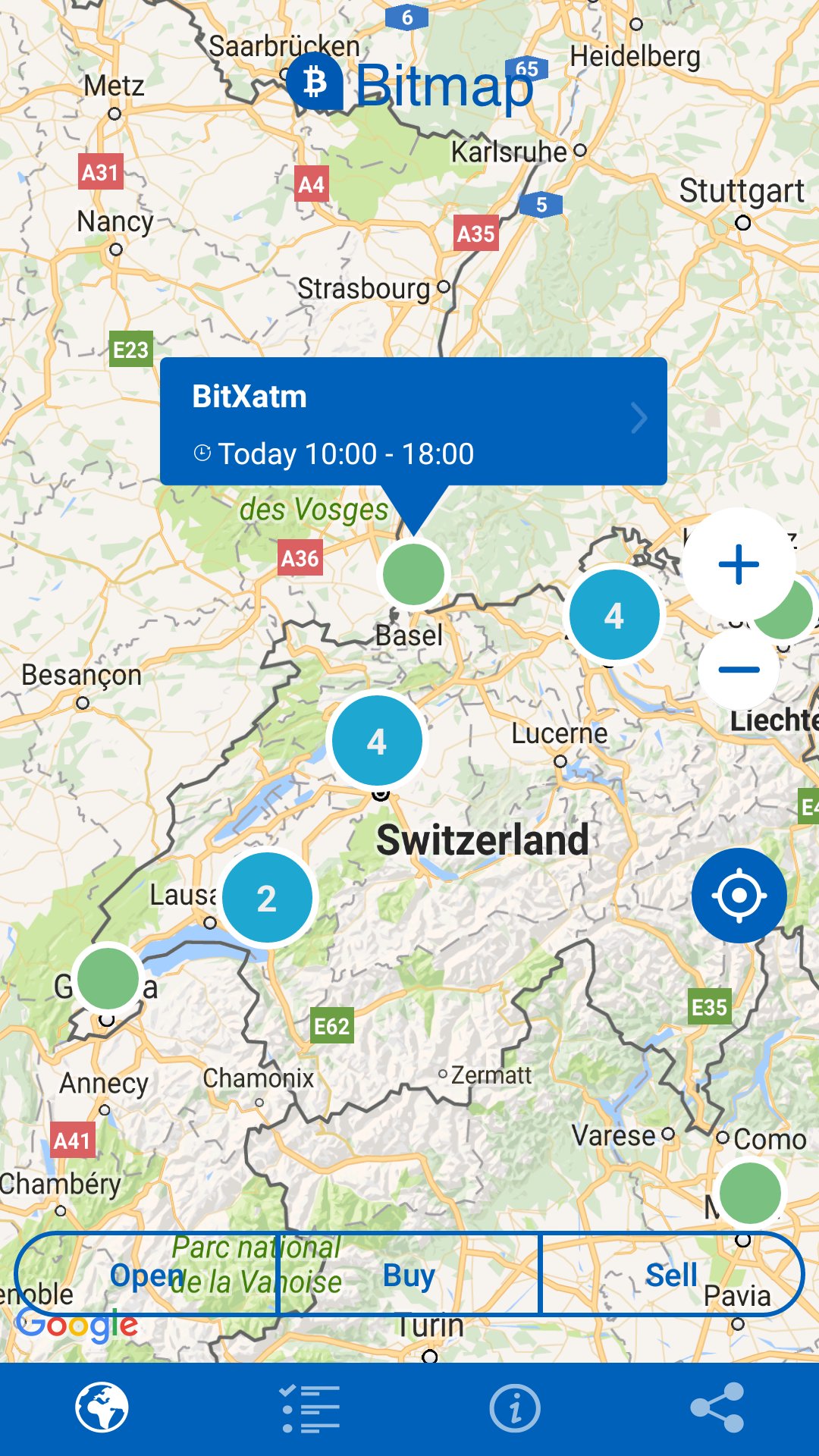 Bitmap - Bitcoin ATM map old ver. APK for Android Download