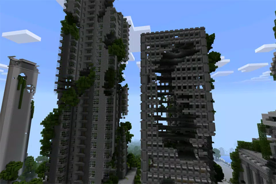 Minecraft Abandoned City Map
