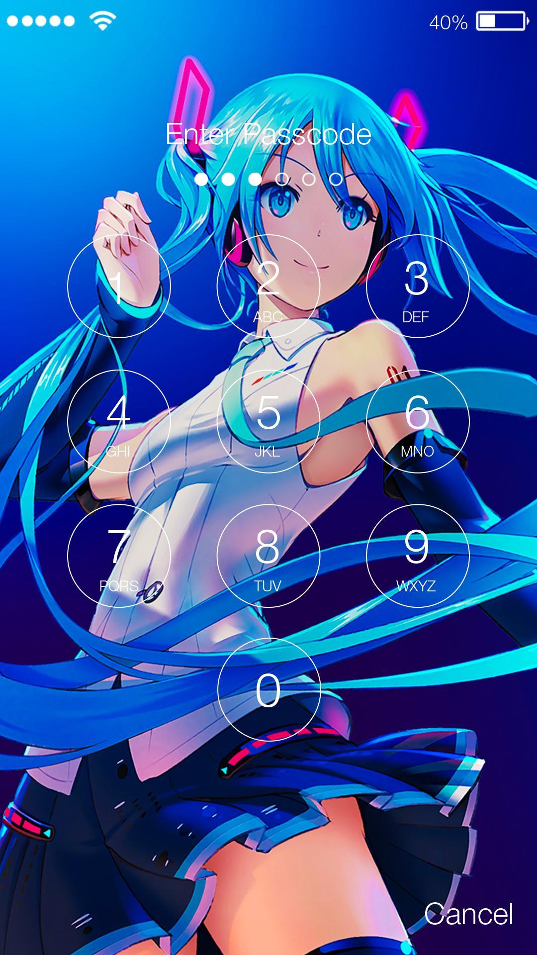 Anime Music Hatsune Miku Wallpapers Hd Screen Lock Apk 10 Pour Android Gratuit Télécharger