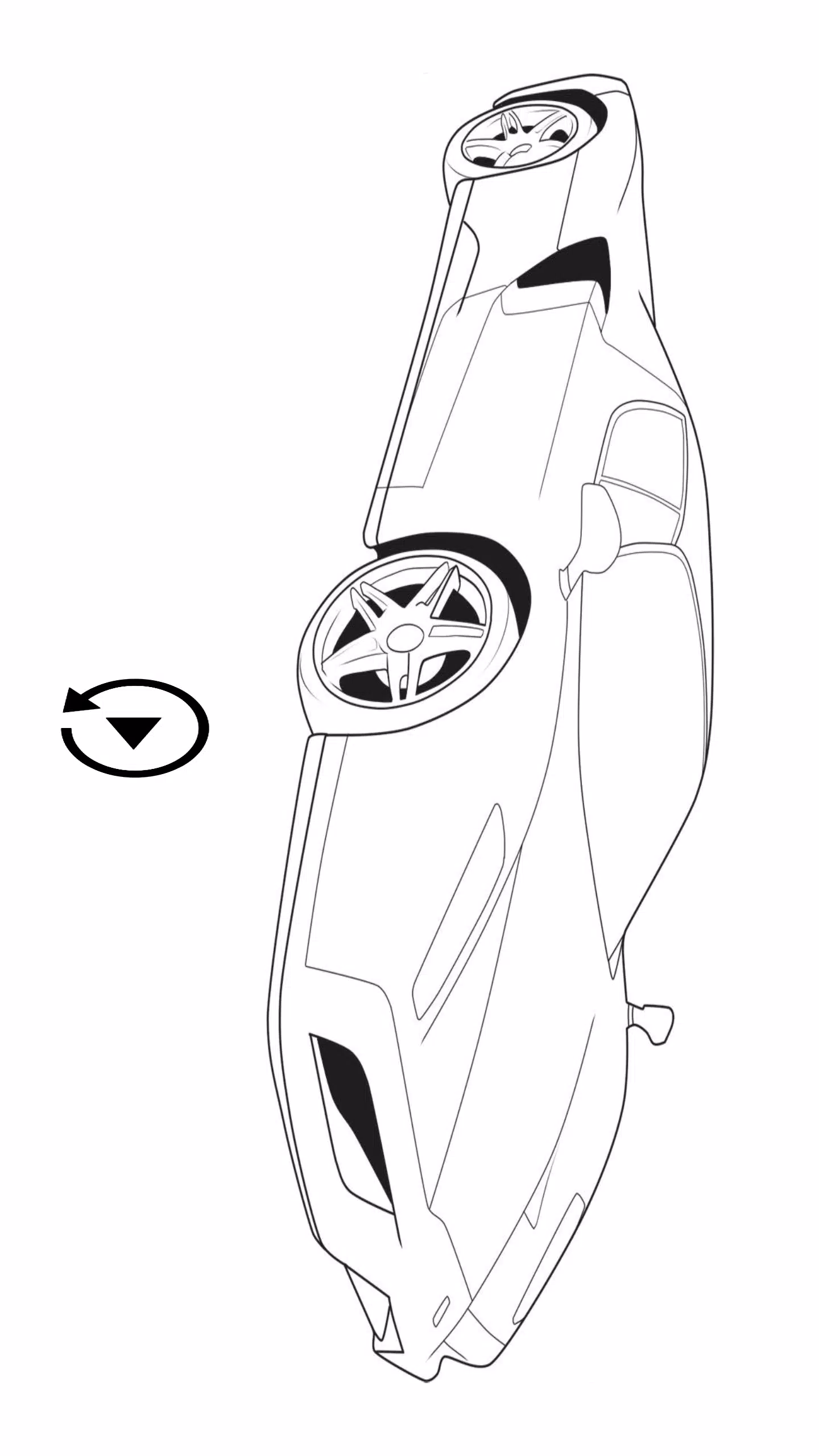 Ferrari Enzo Drawing Step By Step