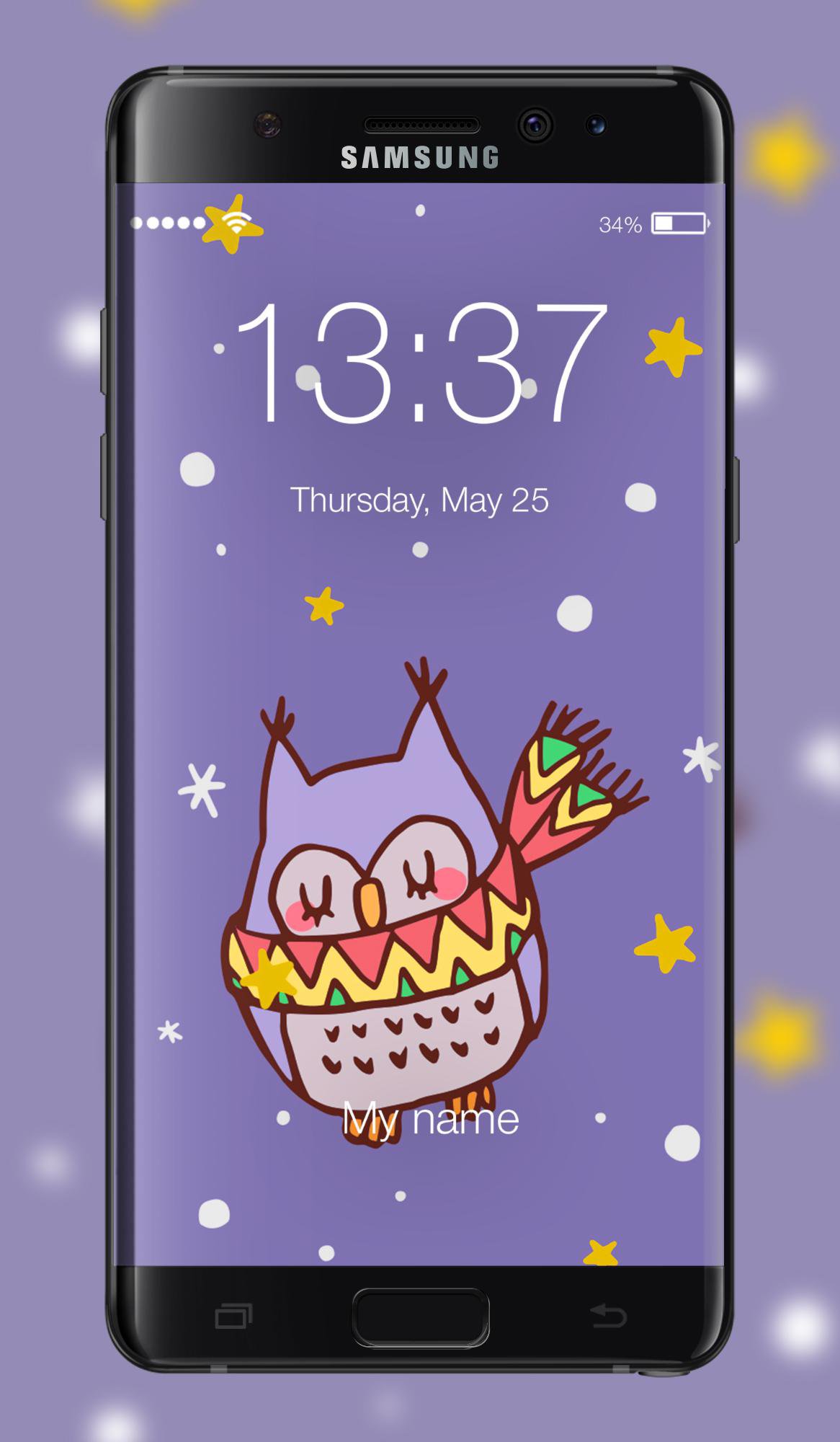 Doodle Winter Snowflakes And Animals Lock Screen APK for Android Download