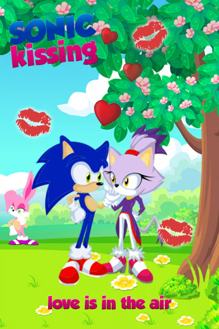 Sonic X Amy Kisses Sonic