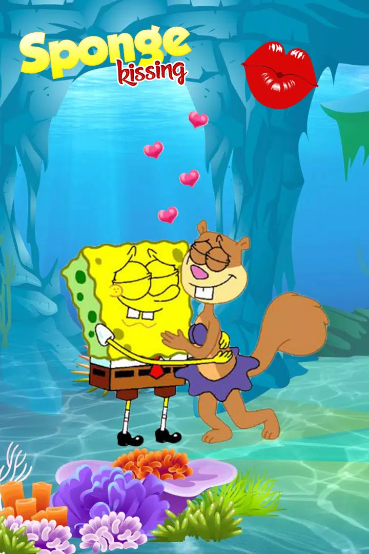 Spongebob And Sandy Kissing 3918