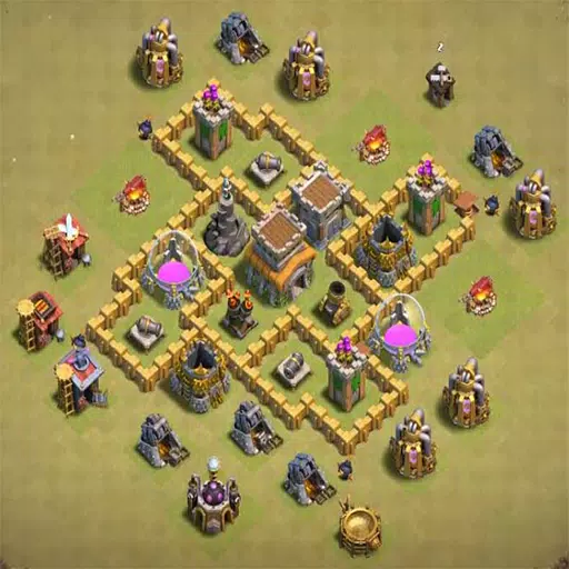 Clash Of Clans Town Hall Level 5 War Base