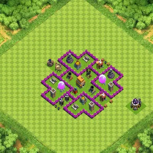 Clash Of Clans Level 6 Town Hall Defense Layout